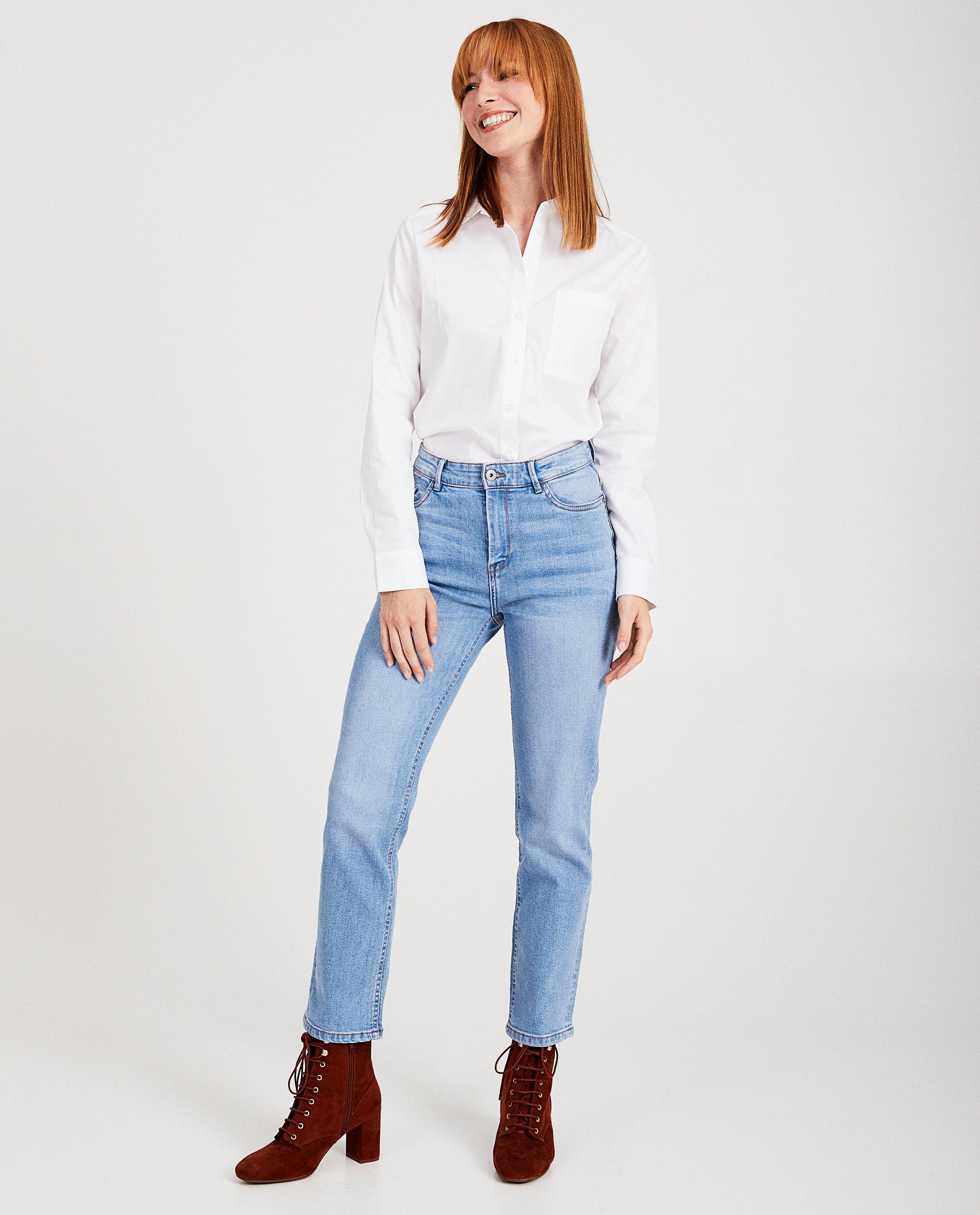 Jeans bleu Sora couture | JBC België